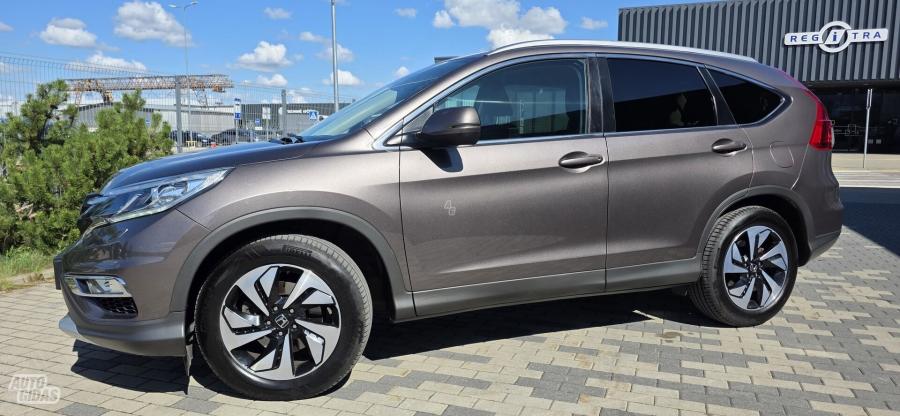 Brūns Honda CR-V 2016 Šauļi, ar dzinēja tilpumu 1.60 L un nobraukumu 212 tūkst. km par 13200 €, foto 4 vietnē AUTOMOTO.COM.LV
