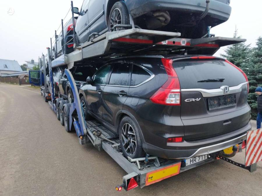 Brown Honda CR-V 2017 in Utena, with an engine capacity of 1.60 L and mileage of 249 thousand km for 10800 €, photo 22 on AUTOMOTO.COM.LV