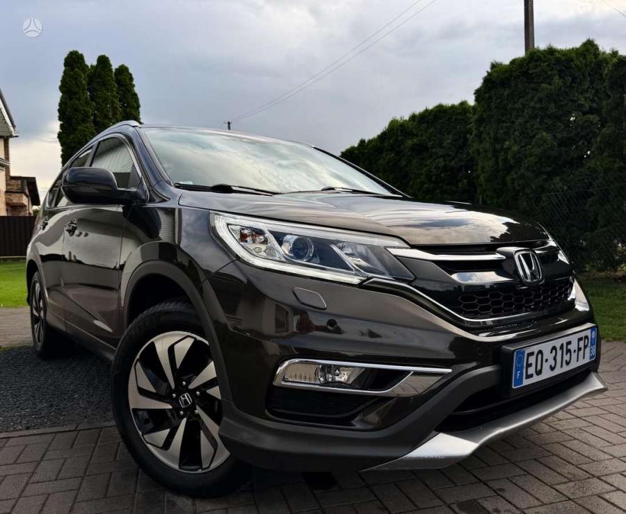 Brown Honda CR-V 2018 in Kaunas, with an engine capacity of 1.60 L and mileage of 199 thousand km for 14800 €, photo 15 on AUTOMOTO.COM.LV