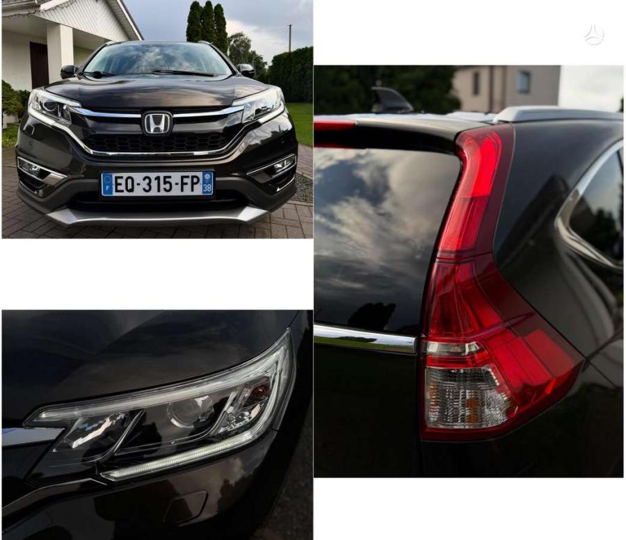 Brown Honda CR-V 2018 in Kaunas, with an engine capacity of 1.60 L and mileage of 199 thousand km for 14800 €, photo 16 on AUTOMOTO.COM.LV