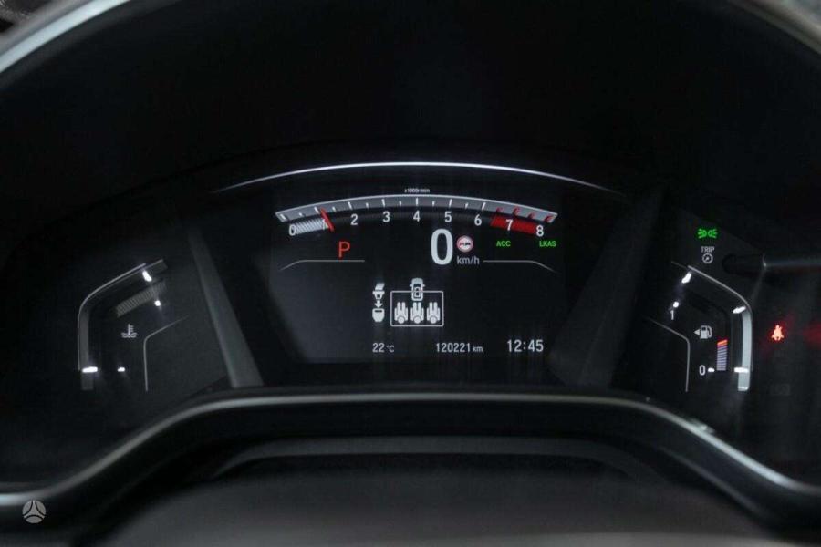 Brown Honda CR-V 2019 in Vilnius, with an engine capacity of 1.50 L and mileage of 120 thousand km for 21500 €, photo 12 on AUTOMOTO.COM.LV