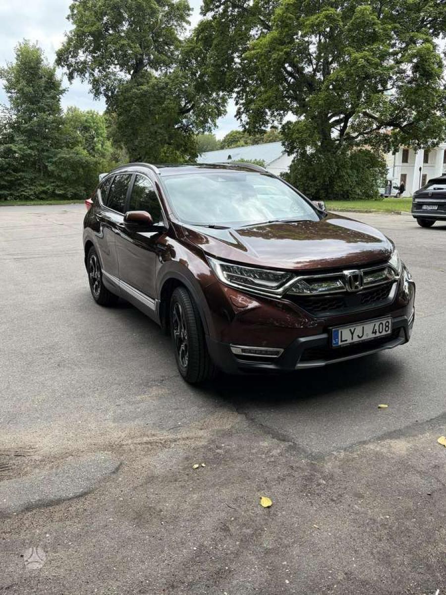 Brown Honda CR-V 2020 in Vilnius, with an engine capacity of 1.99 L and mileage of 84 thousand km for 25000 €, photo 1 on AUTOMOTO.COM.LV