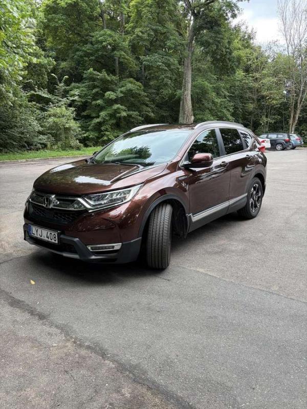 Brown Honda CR-V 2020 in Vilnius, with an engine capacity of 1.99 L and mileage of 84 thousand km for 25000 €, photo 4 on AUTOMOTO.COM.LV