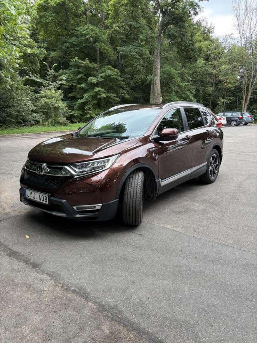 Brown Honda CR-V 2020 in Vilnius, with an engine capacity of 1.99 L and mileage of 84 thousand km for 25000 €, photo 4 on AUTOMOTO.COM.LV