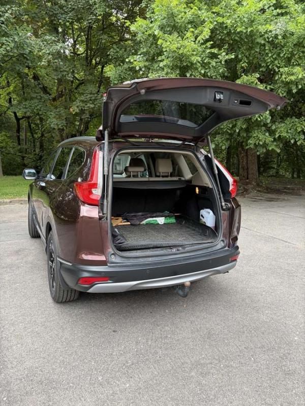 Brown Honda CR-V 2020 in Vilnius, with an engine capacity of 1.99 L and mileage of 84 thousand km for 25000 €, photo 9 on AUTOMOTO.COM.LV