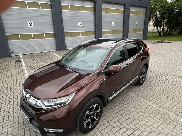 Brown Honda CR-V 2021 in Kretinga, with an engine capacity of 1.99 L and mileage of 137 thousand km for 28800 €, photo 9 on AUTOMOTO.COM.LV