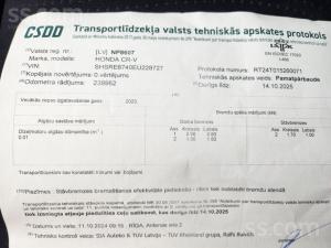 Хонда СРВ 2015 в Рига, объемом двигателя 1.60 л и пробегом 241 тыс. км за 8900 €, фото 14 на AUTOMOTO.COM.LV