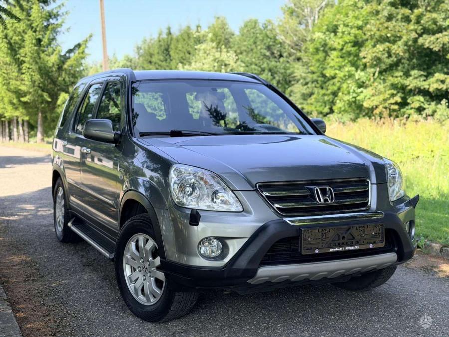 Pelēks Honda CR-V 2005 Utena, ar dzinēja tilpumu 2.00 L un nobraukumu 237 tūkst. km par 3990 €, foto 5 vietnē AUTOMOTO.COM.LV