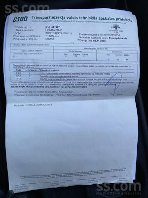 Серый Хонда СРВ 2005 в Рига, объемом двигателя 2.20 л и пробегом 323 тыс. км за 2500 €, фото 14 на AUTOMOTO.COM.LV