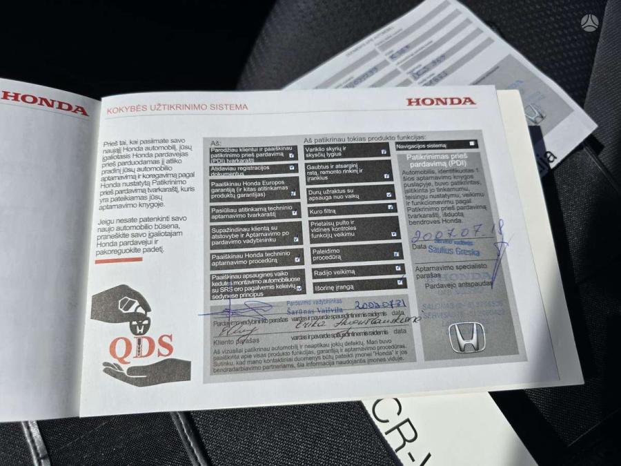 Серый Хонда СРВ 2007 в Утена, объемом двигателя 2.00 л и пробегом 107 тыс. км за 7300 €, фото 17 на AUTOMOTO.COM.LV
