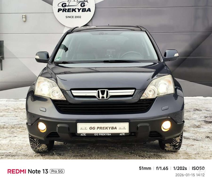 Grey Honda CR-V 2008 in Kaunas, with an engine capacity of 2.20 L and mileage of 224 thousand km for 5950 €, photo 3 on AUTOMOTO.COM.LV
