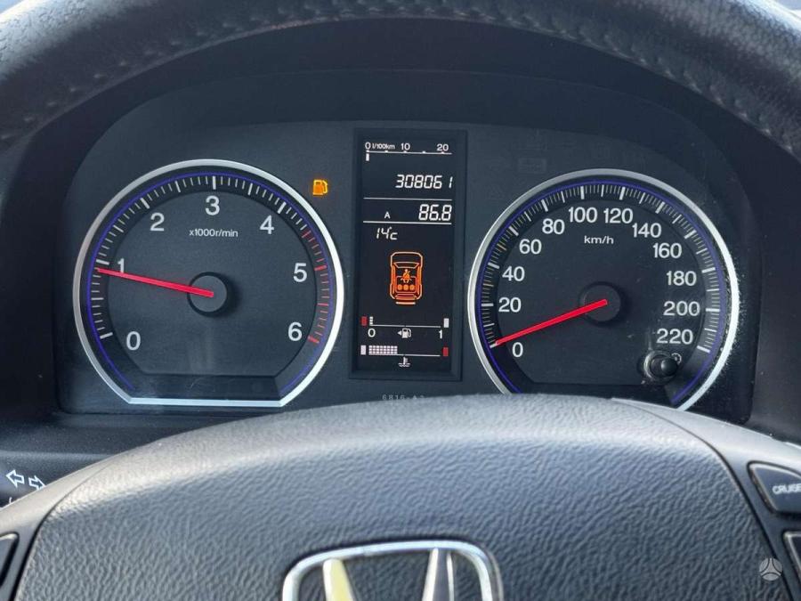 Pelēks Honda CR-V 2009 Ukmergė, ar dzinēja tilpumu 2.20 L un nobraukumu 308 tūkst. km par 2800 €, foto 16 vietnē AUTOMOTO.COM.LV