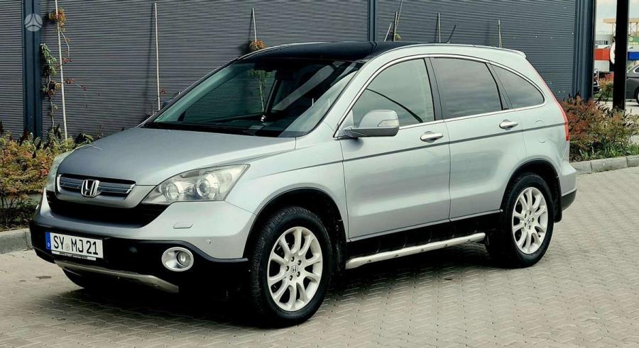 Grey Honda CR-V 2009 in Vilnius, with an engine capacity of 2.20 L and mileage of 268 thousand km for 5850 €, photo 7 on AUTOMOTO.COM.LV