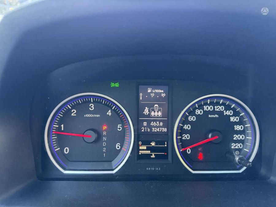 Grey Honda CR-V 2010 in Vilnius, with an engine capacity of 2.20 L and mileage of 325 thousand km for 6200 €, photo 11 on AUTOMOTO.COM.LV