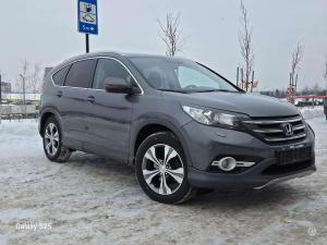 Grey Honda CR-V 2012 in Vilnius, with an engine capacity of 2.20 L and mileage of 280 thousand km for 9990 €, photo 5 on AUTOMOTO.COM.LV