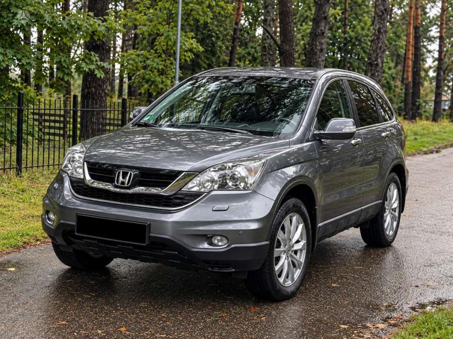 Grey Honda CR-V 2012 in Vilnius, with an engine capacity of 2.20 L and mileage of 171 thousand km for 8700 €, photo 5 on AUTOMOTO.COM.LV