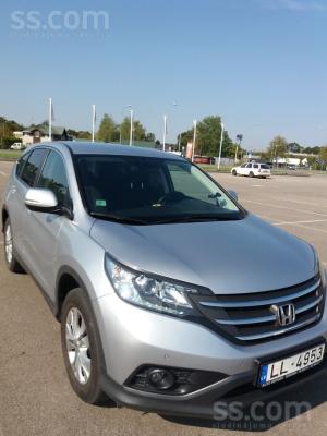 Grey Honda CR-V 2013 in Daugavpils, with an engine capacity of 2.20 L and mileage of 188 thousand km for 15400 €, photo  on AUTOMOTO.COM.LV