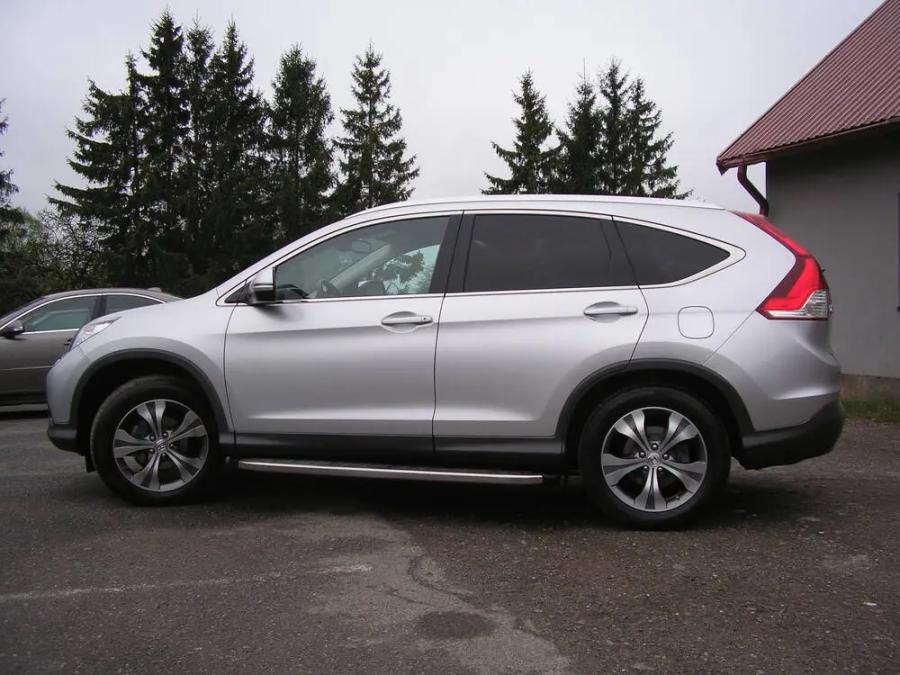 Pelēks Honda CR-V 2013 Sigulda, ar dzinēja tilpumu 2.00 L un nobraukumu 172 tūkst. km par 13650 €, foto 5 vietnē AUTOMOTO.COM.LV
