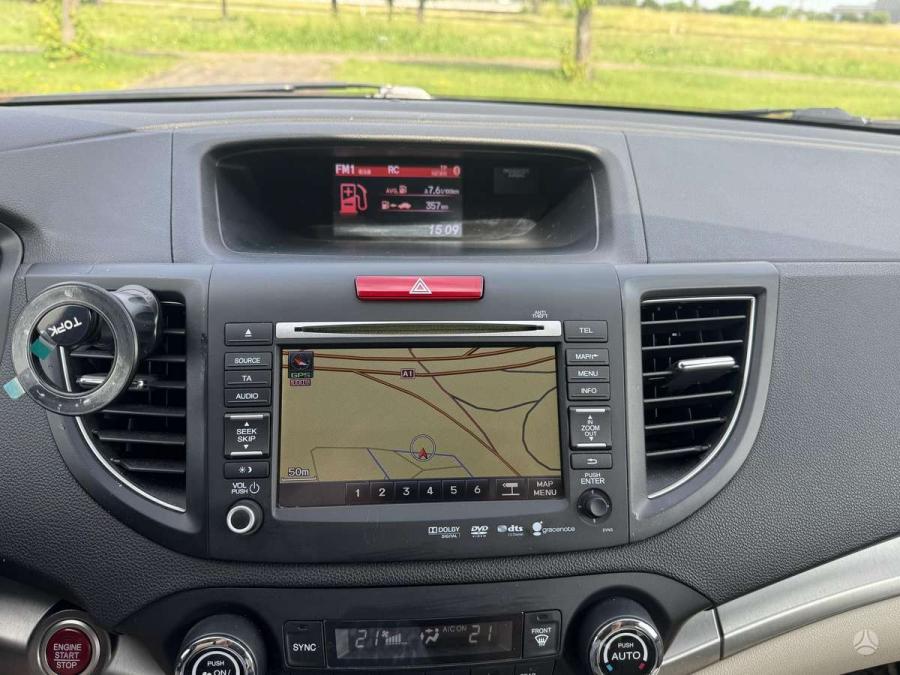 Grey Honda CR-V 2013 in Kaunas, with an engine capacity of 2.20 L and mileage of 218 thousand km for 12799 €, photo 13 on AUTOMOTO.COM.LV