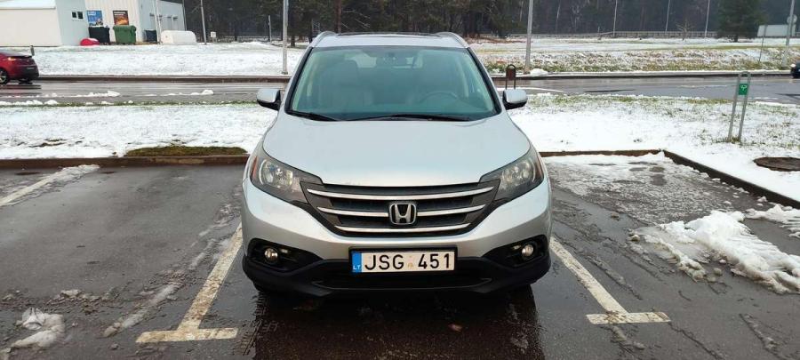Pelēks Honda CR-V 2014 Viļņa, ar dzinēja tilpumu 2.35 L un nobraukumu 190 tūkst. km par 11499 €, foto 5 vietnē AUTOMOTO.COM.LV