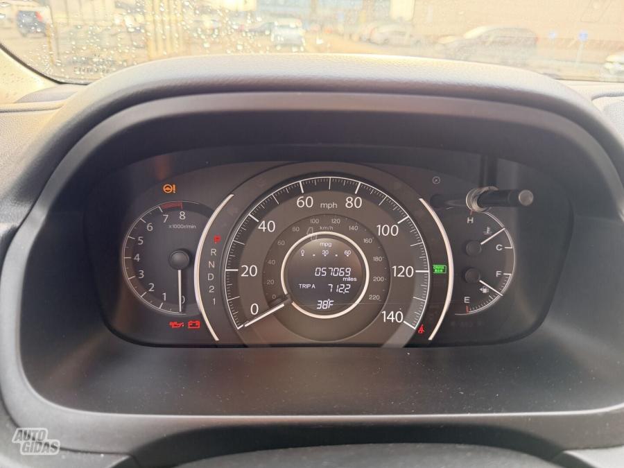 Grey Honda CR-V 2014 in Kaunas, with an engine capacity of 2.40 L and mileage of 95 thousand km for 11000 €, photo 14 on AUTOMOTO.COM.LV