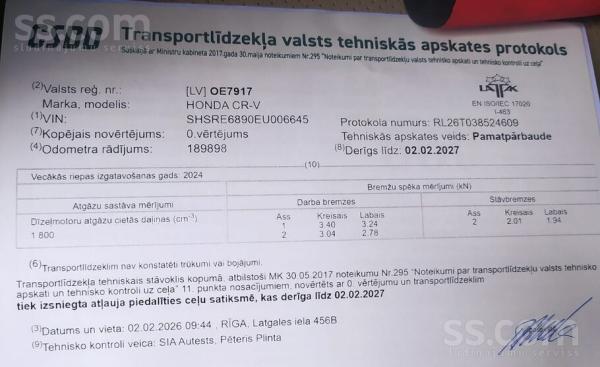 Pelēks Honda CR-V 2014 Rīga, ar dzinēja tilpumu 2.20 L un nobraukumu 194 tūkst. km par 10800 €, foto 11 vietnē AUTOMOTO.COM.LV