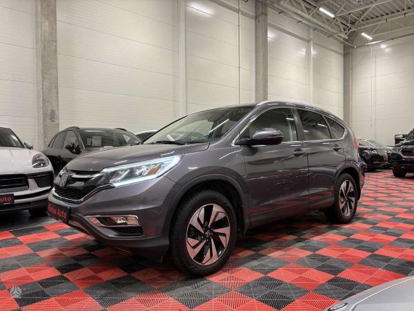 Pelēks Honda CR-V 2015 Viļņa, ar dzinēja tilpumu 2.36 L un nobraukumu 163 tūkst. km par 14500 €, foto 1 vietnē AUTOMOTO.COM.LV