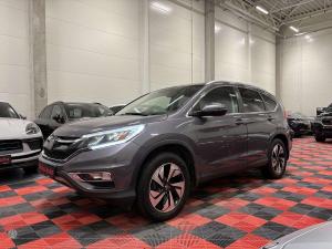 Grey Honda CR-V 2015 in Vilnius, with an engine capacity of 2.36 L and mileage of 163 thousand km for 14500 €, photo  on AUTOMOTO.COM.LV