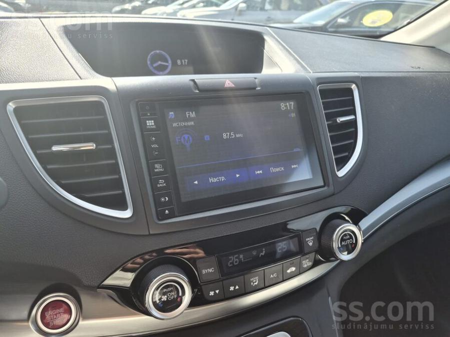 Pelēks Honda CR-V 2015 Daugavpils, ar dzinēja tilpumu 1.60 L un nobraukumu 0 tūkst. km par 11250 €, foto 15 vietnē AUTOMOTO.COM.LV