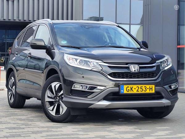 Pelēks Honda CR-V 2015 Šauļi, ar dzinēja tilpumu 1.60 L un nobraukumu 300 tūkst. km par 12990 €, foto 1 vietnē AUTOMOTO.COM.LV