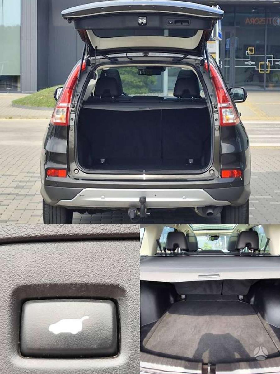 Grey Honda CR-V 2015 in Siauliai, with an engine capacity of 1.60 L and mileage of 300 thousand km for 12990 €, photo 8 on AUTOMOTO.COM.LV