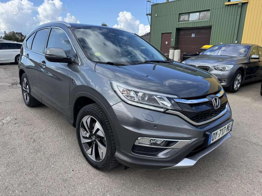 Grey Honda CR-V 2015 in Taurage, with an engine capacity of 1.60 L and mileage of 212 thousand km for 12200 €, photo 4 on AUTOMOTO.COM.LV