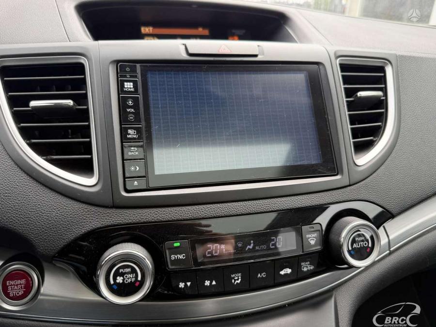 Grey Honda CR-V 2015 in Klaipeda, with an engine capacity of 1.60 L and mileage of 243 thousand km for 9500 €, photo 28 on AUTOMOTO.COM.LV
