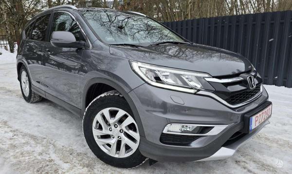 Pelēks Honda CR-V 2016 Kauņa, ar dzinēja tilpumu 1.60 L un nobraukumu 280 tūkst. km par 10800 €, foto 1 vietnē AUTOMOTO.COM.LV