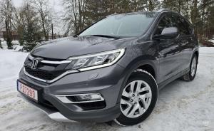 Grey Honda CR-V 2016 in Kaunas, with an engine capacity of 1.60 L and mileage of 280 thousand km for 10800 €, photo 3 on AUTOMOTO.COM.LV