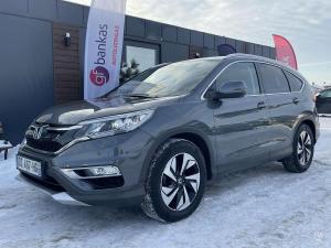 Pelēks Honda CR-V 2016 Tauragė, ar dzinēja tilpumu 1.60 L un nobraukumu 193 tūkst. km par 10900 €, foto  vietnē AUTOMOTO.COM.LV