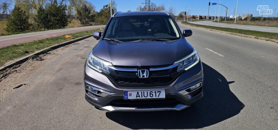 Pelēks Honda CR-V 2016 Klaipėda, ar dzinēja tilpumu 2.40 L un nobraukumu 179 tūkst. km par 14899 €, foto 1 vietnē AUTOMOTO.COM.LV