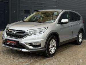 Grey Honda CR-V 2016 in Vilnius, with an engine capacity of 1.60 L and mileage of 190 thousand km for 12999 €, photo 3 on AUTOMOTO.COM.LV