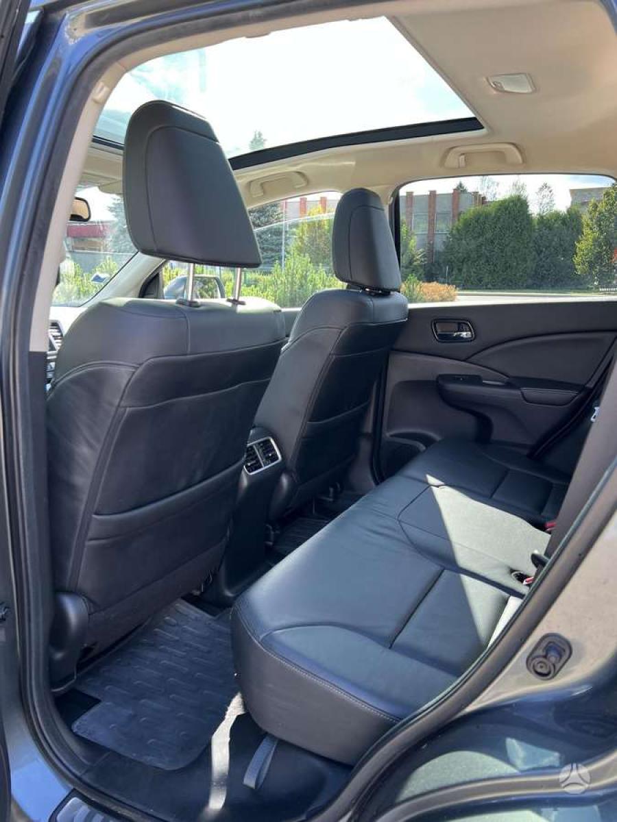 Pelēks Honda CR-V 2016 Utena, ar dzinēja tilpumu 1.60 L un nobraukumu 178 tūkst. km par 13750 €, foto 29 vietnē AUTOMOTO.COM.LV