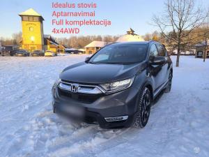 Grey Honda CR-V 2019 in Vilnius, with an engine capacity of 1.99 L and mileage of 130 thousand km for 25600 €, photo  on AUTOMOTO.COM.LV