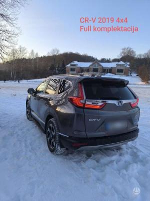 Pelēks Honda CR-V 2019 Viļņa, ar dzinēja tilpumu 1.99 L un nobraukumu 130 tūkst. km par 25600 €, foto 24 vietnē AUTOMOTO.COM.LV