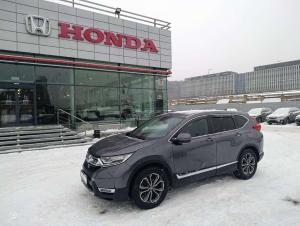 Grey Honda CR-V 2021 in Vilnius, with an engine capacity of 1.99 L and mileage of 149 thousand km for 23490 €, photo 2 on AUTOMOTO.COM.LV