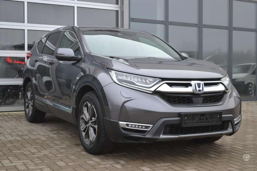 Grey Honda CR-V 2021 in Vilnius, with an engine capacity of 1.99 L and mileage of 32 thousand km for 25500 €, photo 5 on AUTOMOTO.COM.LV