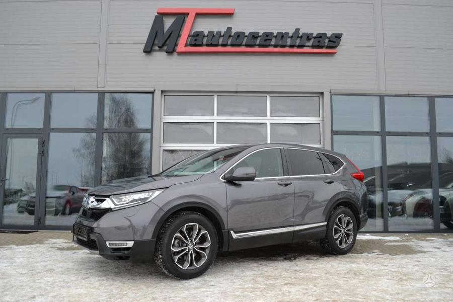 Pelēks Honda CR-V 2021 Viļņa, ar dzinēja tilpumu 1.99 L un nobraukumu 32 tūkst. km par 25500 €, foto 1 vietnē AUTOMOTO.COM.LV