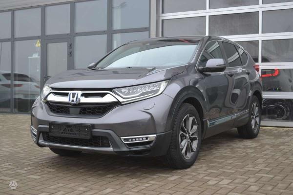 Grey Honda CR-V 2022 in Vilnius, with an engine capacity of 1.99 L and mileage of 47 thousand km for 25500 €, photo 2 on AUTOMOTO.COM.LV