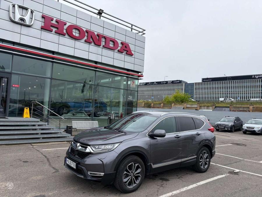 Pelēks Honda CR-V 2023 Viļņa, ar dzinēja tilpumu 1.99 L un nobraukumu 86 tūkst. km par 29890 €, foto 1 vietnē AUTOMOTO.COM.LV