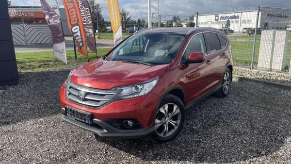 Orange Honda CR-V 2012 in Marijampole, with an engine capacity of 2.20 L and mileage of 219 thousand km for 9990 €, photo 1 on AUTOMOTO.COM.LV