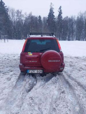 Sarkans Honda CR-V 2001 Kauņa, ar dzinēja tilpumu 1.97 L un nobraukumu 279 tūkst. km par 1000 €, foto 8 vietnē AUTOMOTO.COM.LV