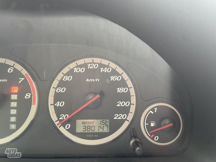 Red Honda CR-V 2002 in Kaunas, with an engine capacity of 2.00 L and mileage of 380 thousand km for 3200 €, photo 12 on AUTOMOTO.COM.LV