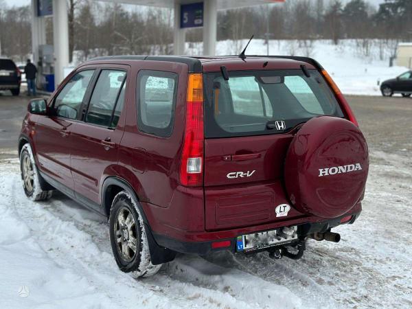 Sarkans Honda CR-V 2003 Viļņa, ar dzinēja tilpumu 2.00 L un nobraukumu 278 tūkst. km par 2450 €, foto 3 vietnē AUTOMOTO.COM.LV